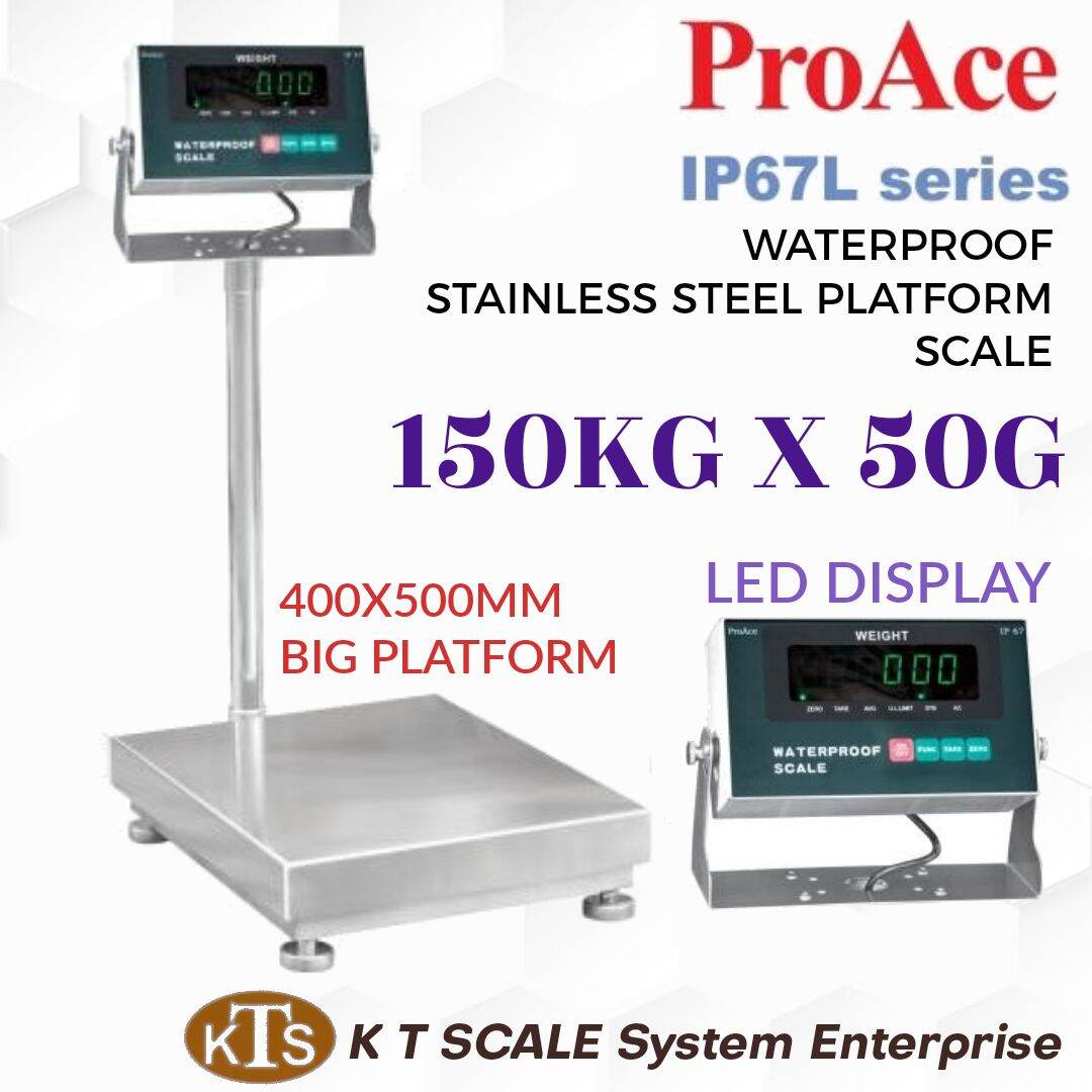 150kg proace fully stainless steel platform scale | Lazada