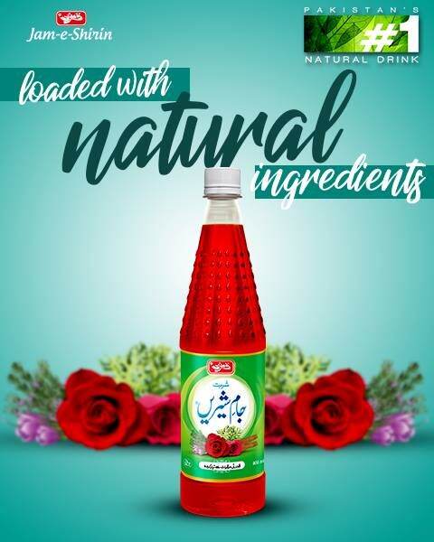 Qarshi Jam e Shirin Summer Refreshing Drink (Rose Syrup, Product of ...