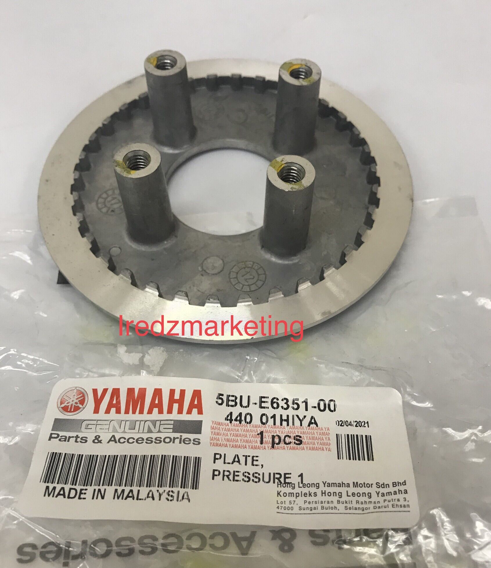 125zr plate pressure tapak spring clutch original | Lazada