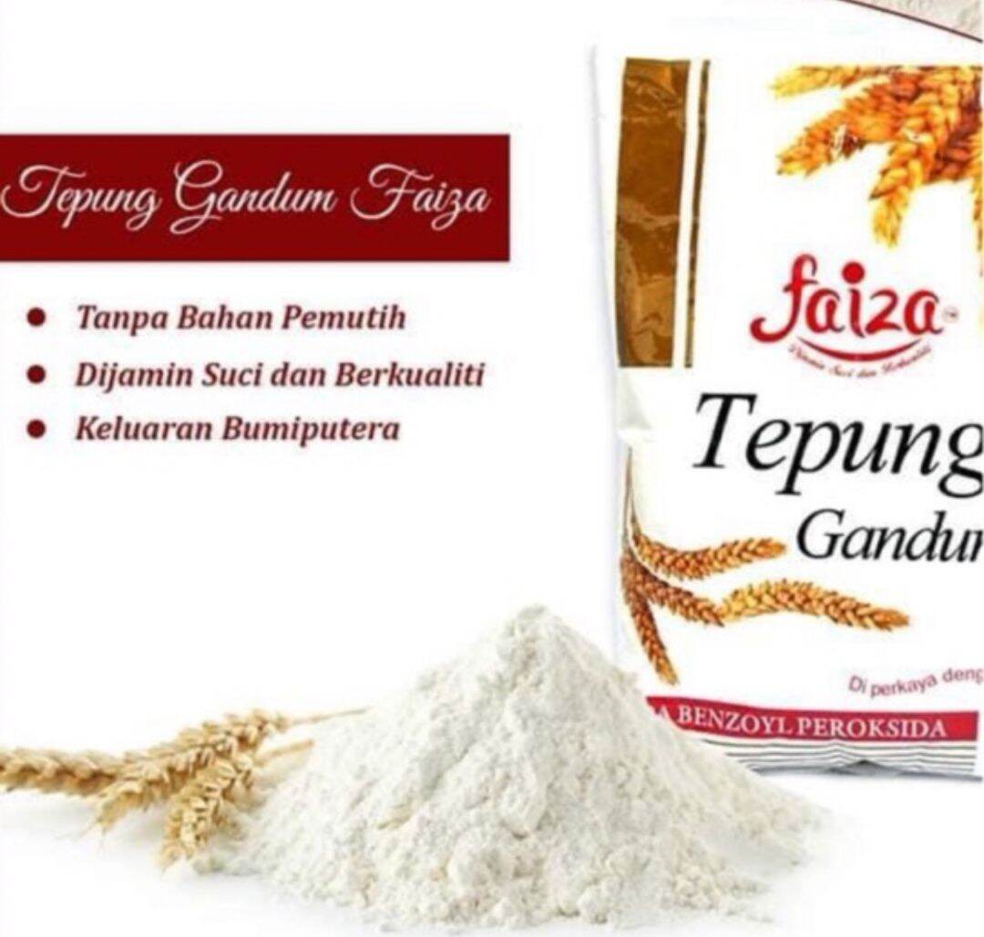 Faiza Wheat Flour (Tepung Gandum) 1kg | Lazada