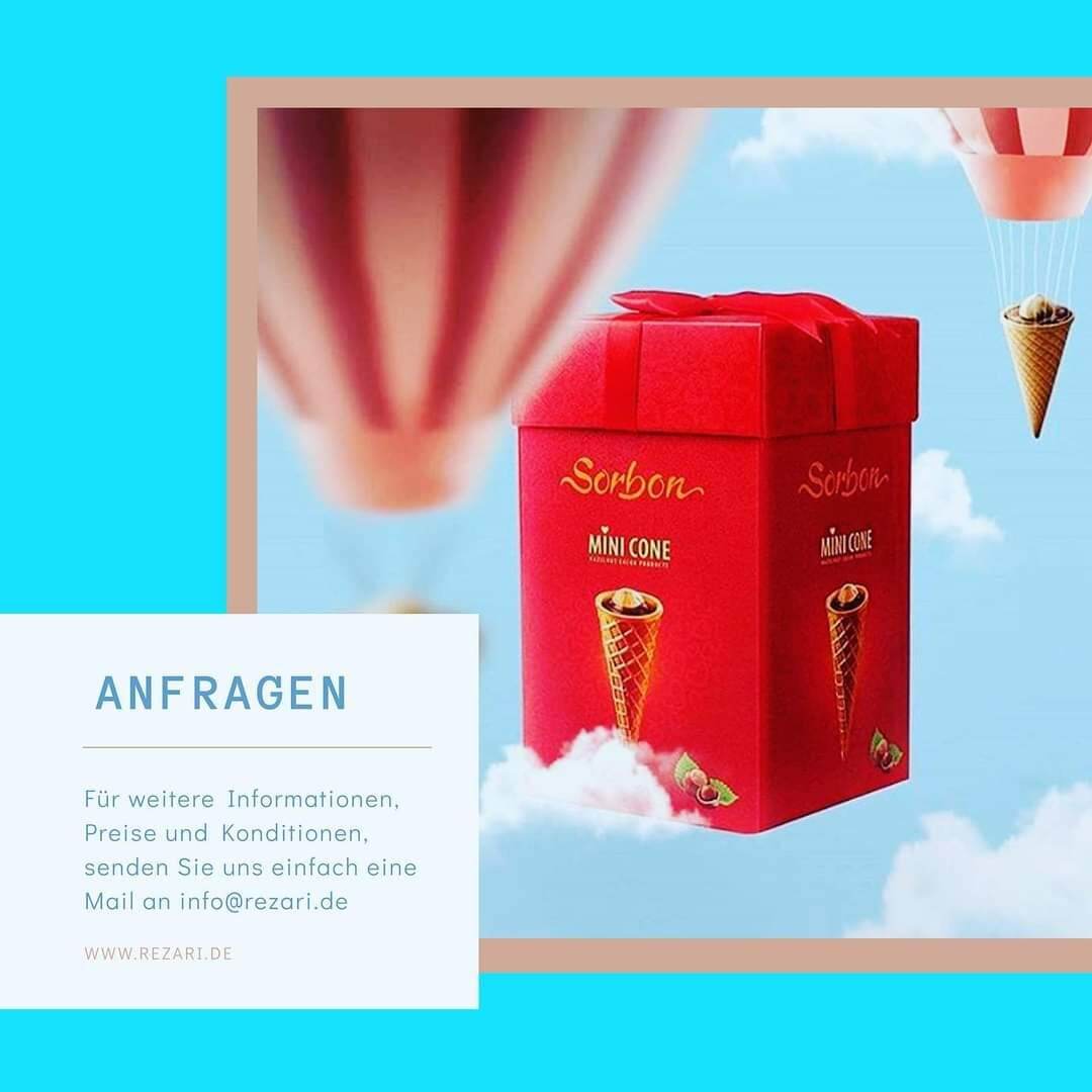 🍀Sorbon Mini Cone Hazelnut Chocolate Halal and Import products Limited ...