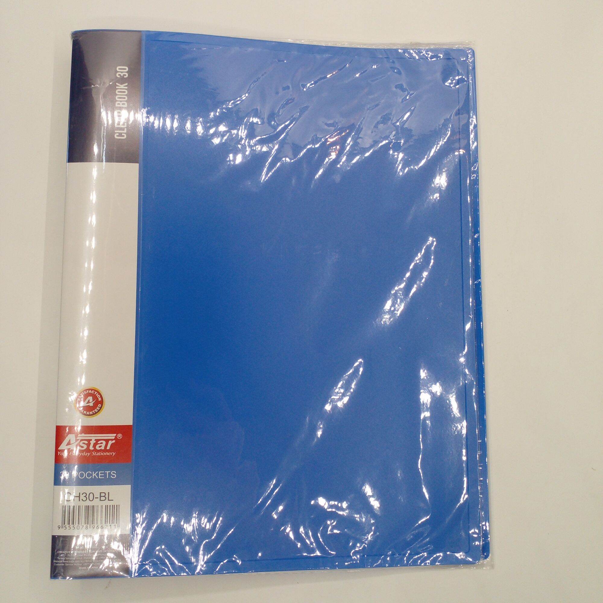ASTAR Document Clear Book / Holder A4 Ch30(30pockets) | Lazada