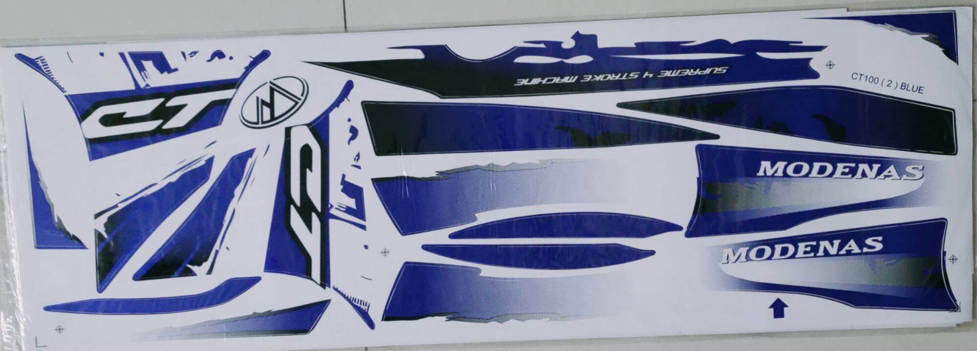 Modenas CT100 (2) Body Sticker | Lazada
