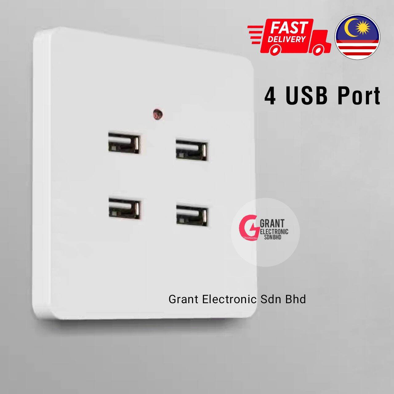 USB Charging Socket 13A Socket USB Wall Socket double USB Type C port ...