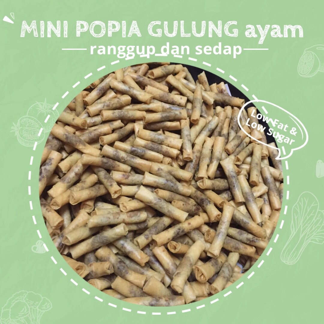 MINI POPIA GULUNG INTI AYAM DAPUR KAYU 250G | Lazada
