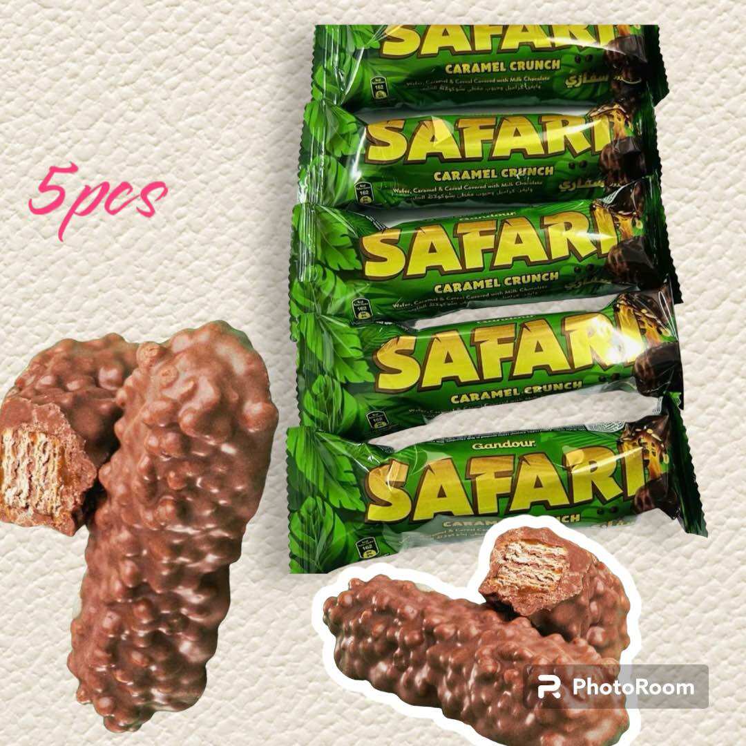 SAFARI CARAMEL CRISPY CHOCOLATE 32g - PACK OF (5 & 12PCS) | Lazada