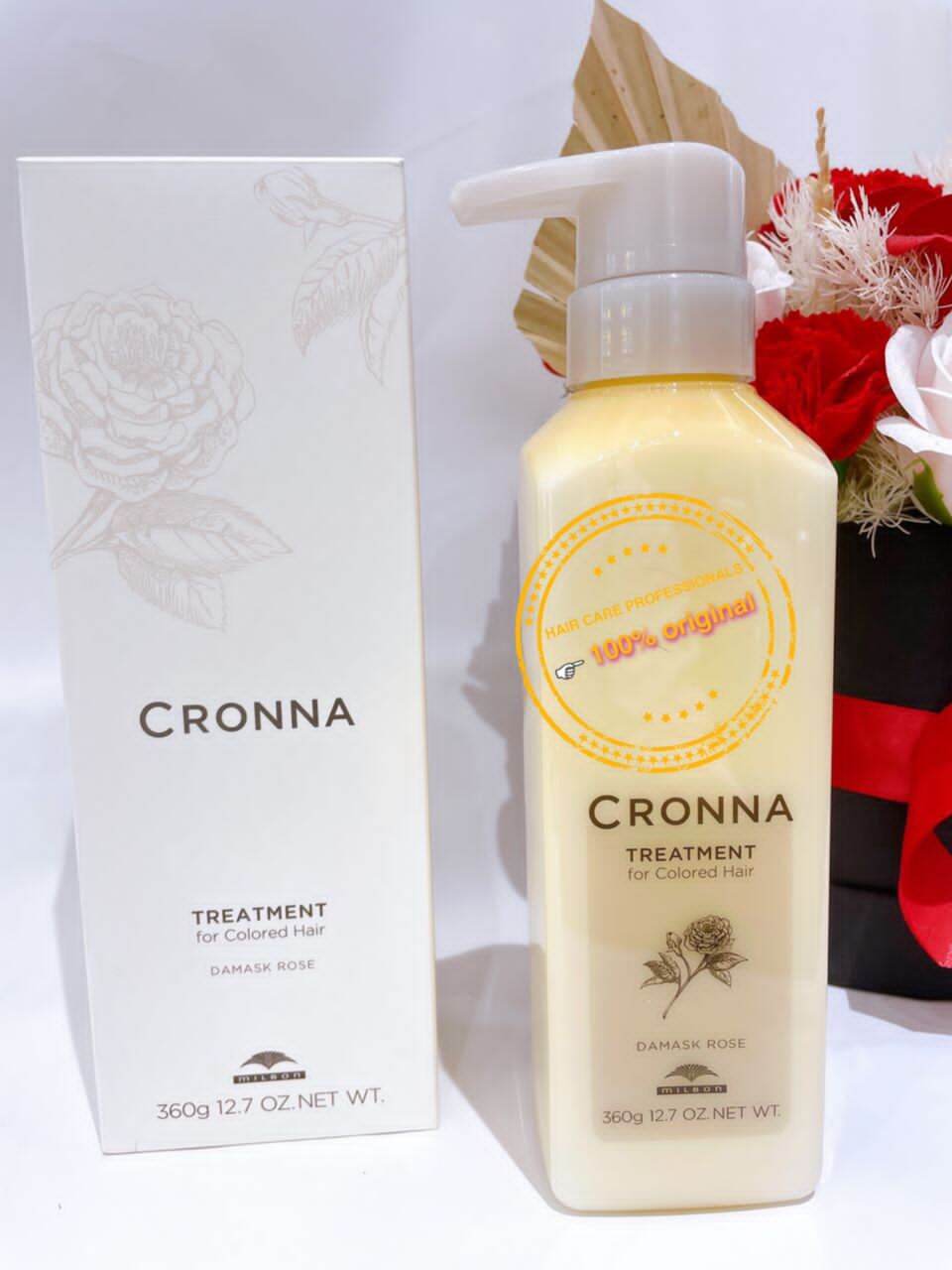 MILBON CRONNA TREATMENT FOR COLORED HAIR 360G | Lazada