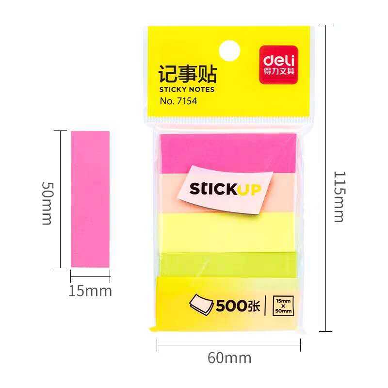 Deli Fluorescent Fresh Note Sticker Sticky Notes Color Note Label deli-fluorescent-fresh-note-sticker-sticky-notes-color-note-label