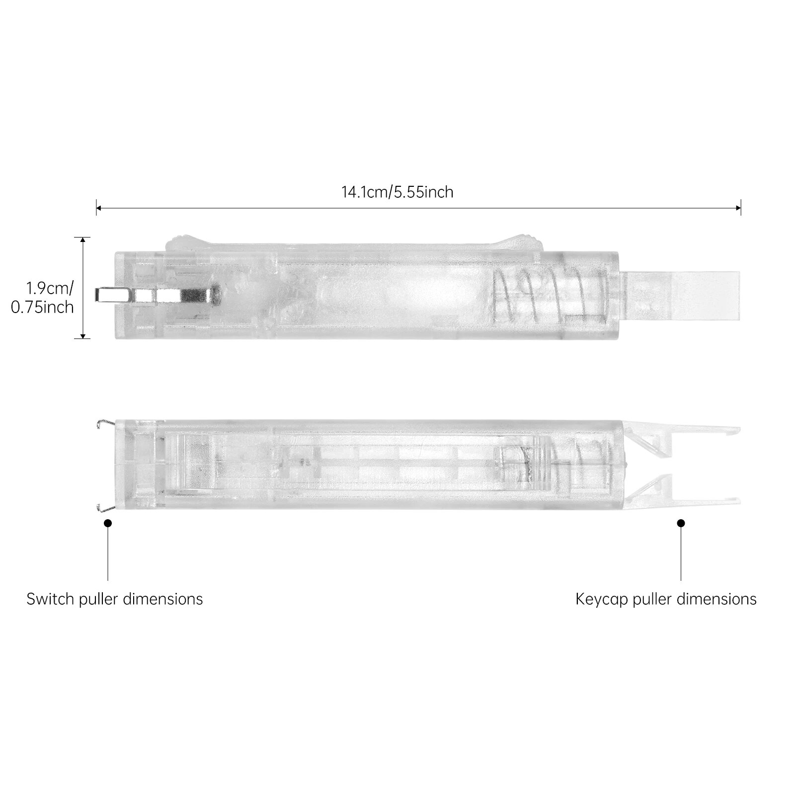2 in 1 Switch Puller Keycap Puller Key Switch Keycap Puller for ...