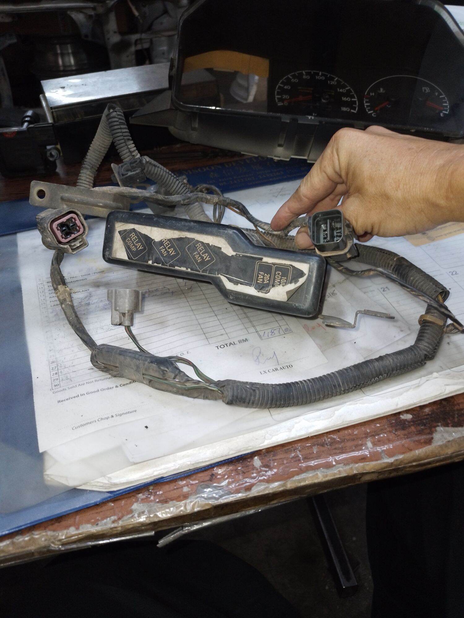 Used Proton Wira Compressor Fan Relays Wiring set | Lazada