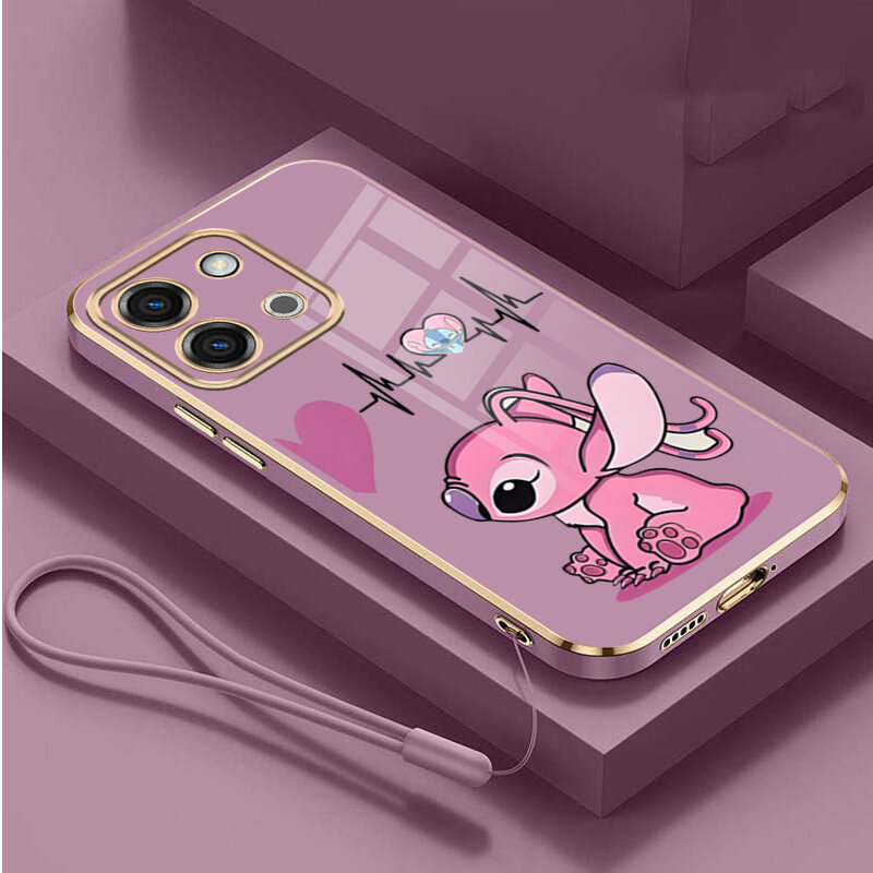 OPPO A6 Pro 5G A6PRO Plated Glossy Rubber Soft Case Mobile Shell Disney ...