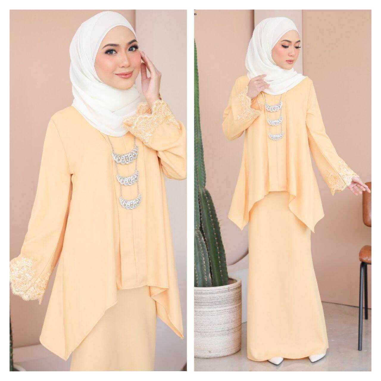 Kebaya Moden Rhea. 9106 Rhea Modern Kebaya Lace! Mermaid Style Skirt ...