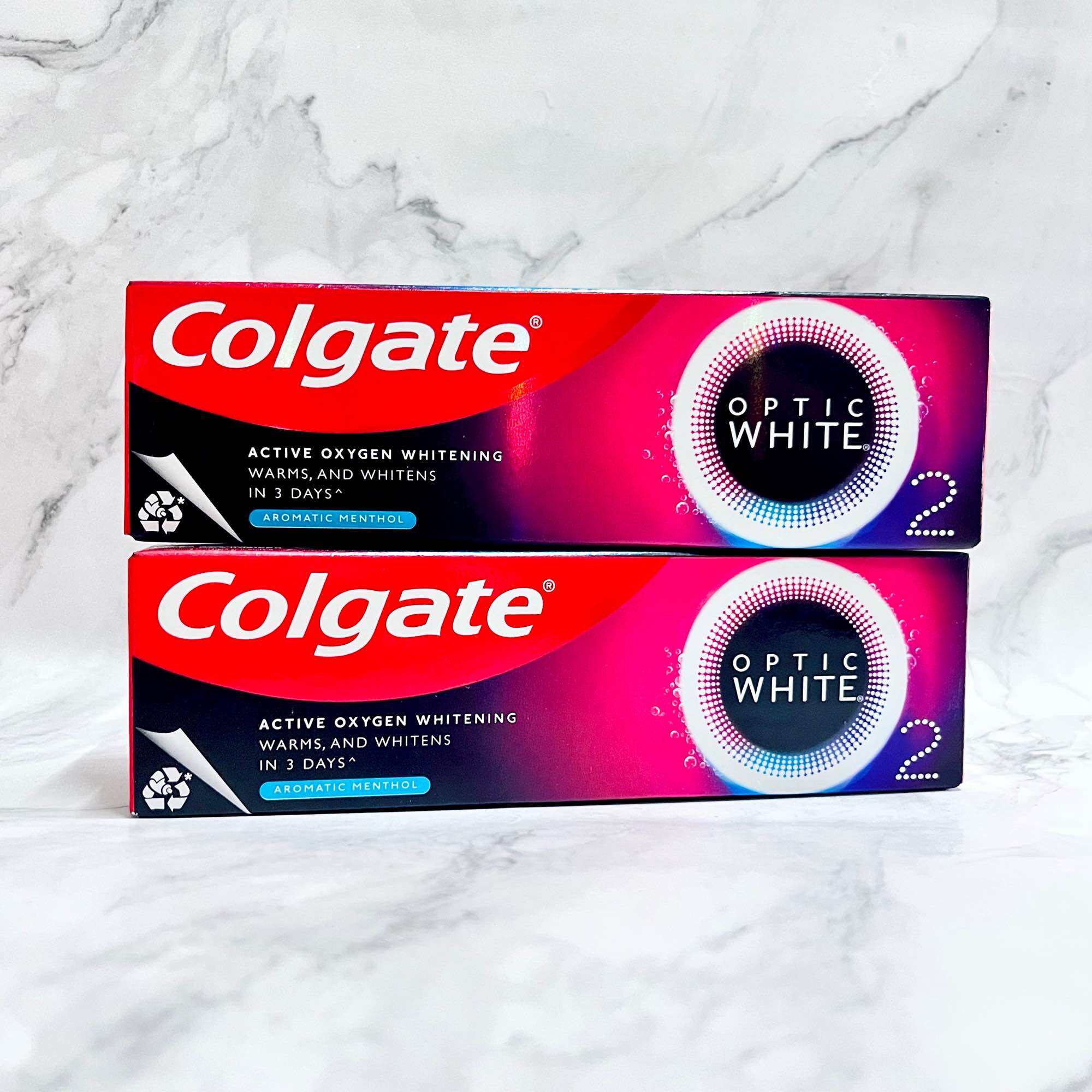 Colgate Optic White O2 Oxygen Whitening Toothpaste (85g / 20g) | Lazada