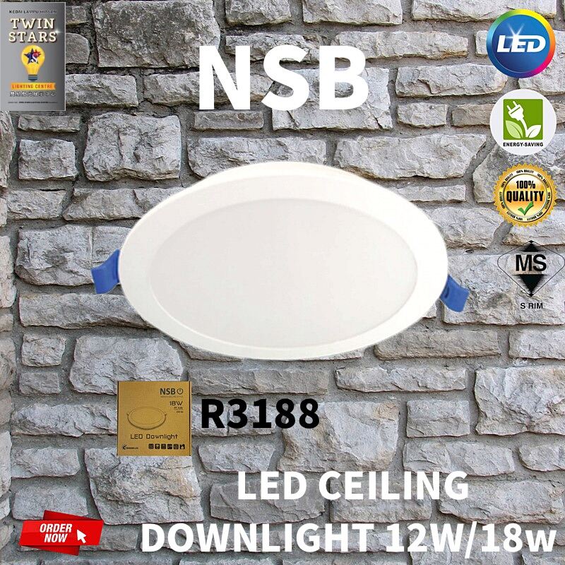 NSB 12W/18W LED Downlight House lightings Round Down light Home Room ...