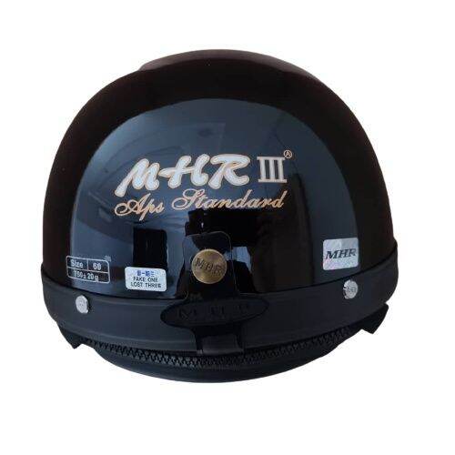 MHR III HALF CUT HELMET / MHR 3 STENG KURA KURA / TOPI KELEDAR SEPARUH ...