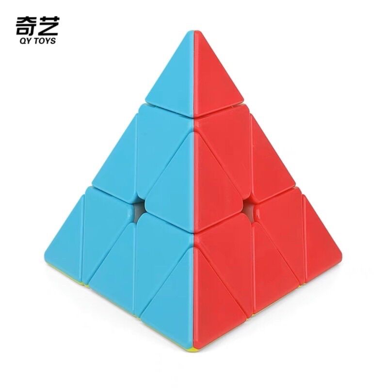 Qiming A Qiyi QYToys Speedcube Pyramid Triangle 3x3 magic Cube Toy ...
