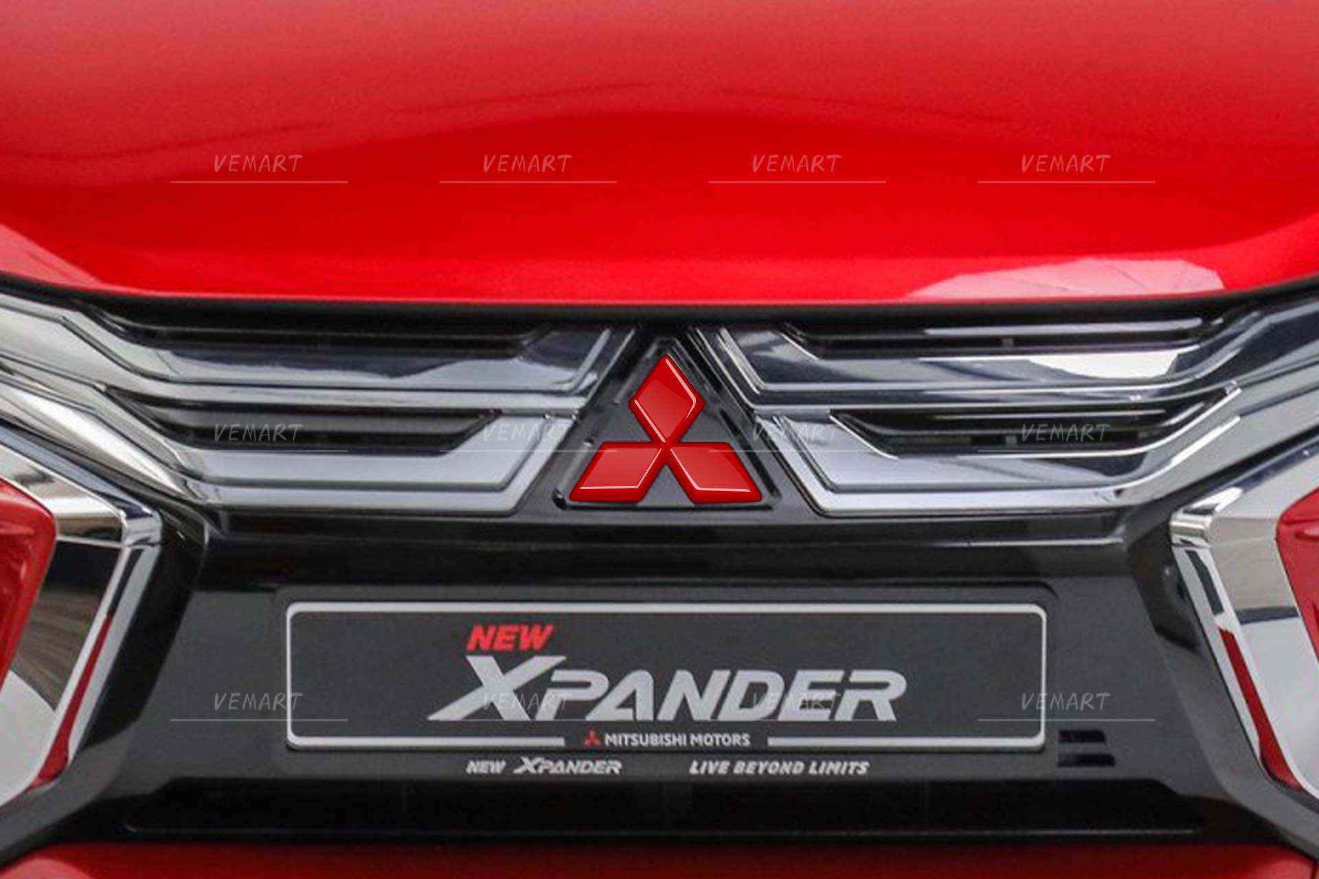 Vemart mitsubishi xpander logo emblem pnp | Lazada