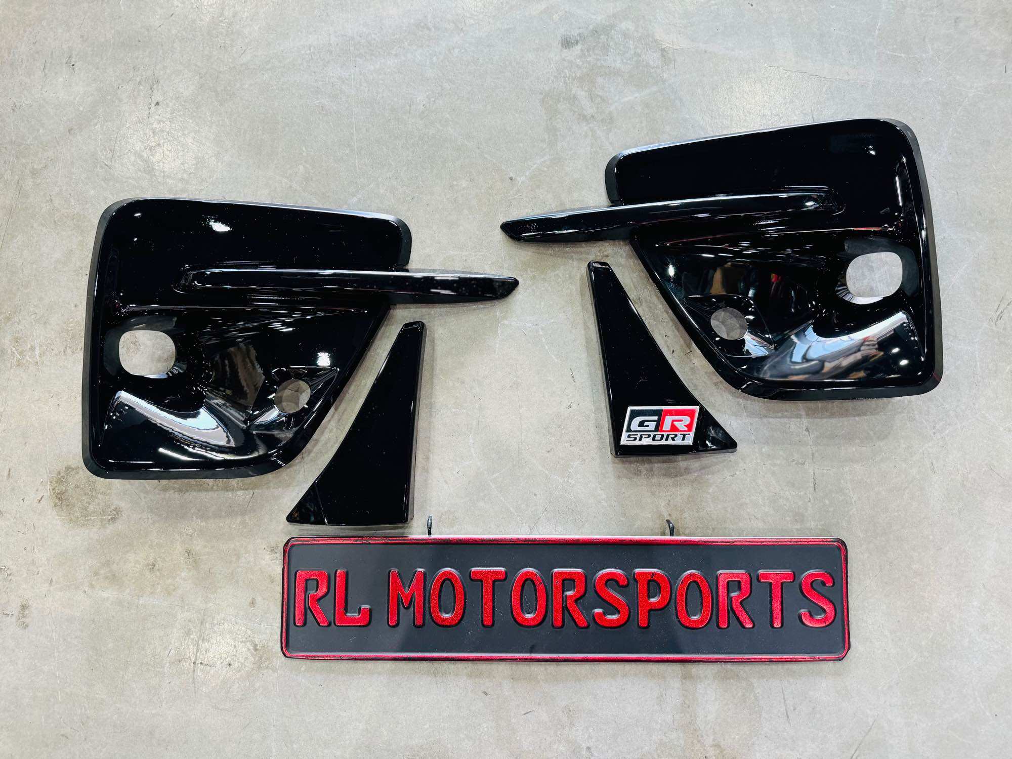 TOYOTA FORTUNER LEGENDER 2.8 VRZ GR sport front bumper fog lamp COVER ...