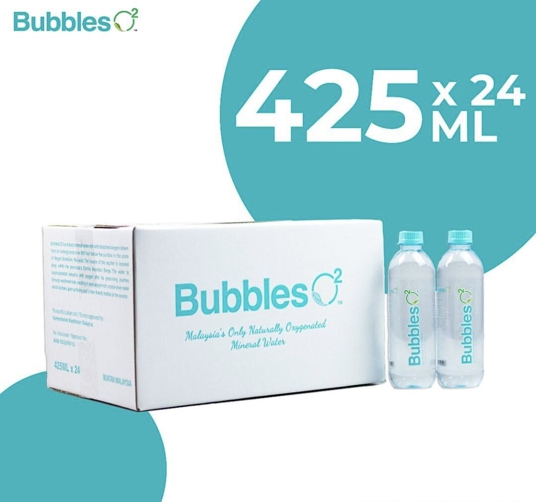 Air Bubbles O2 mineral water 425ml | Lazada