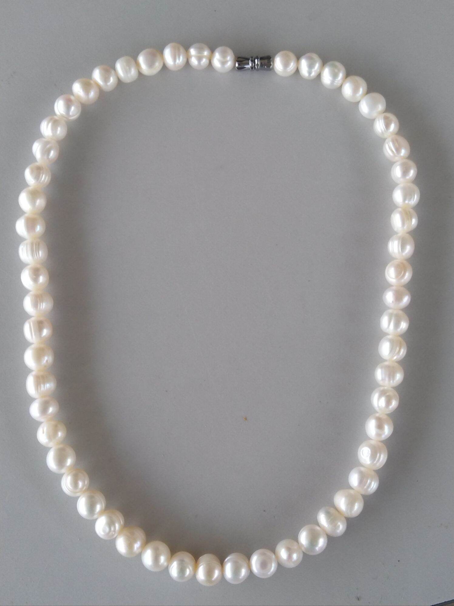 Rantai Leher Mutiara Air Tawar Asli Paras Leher | Lazada