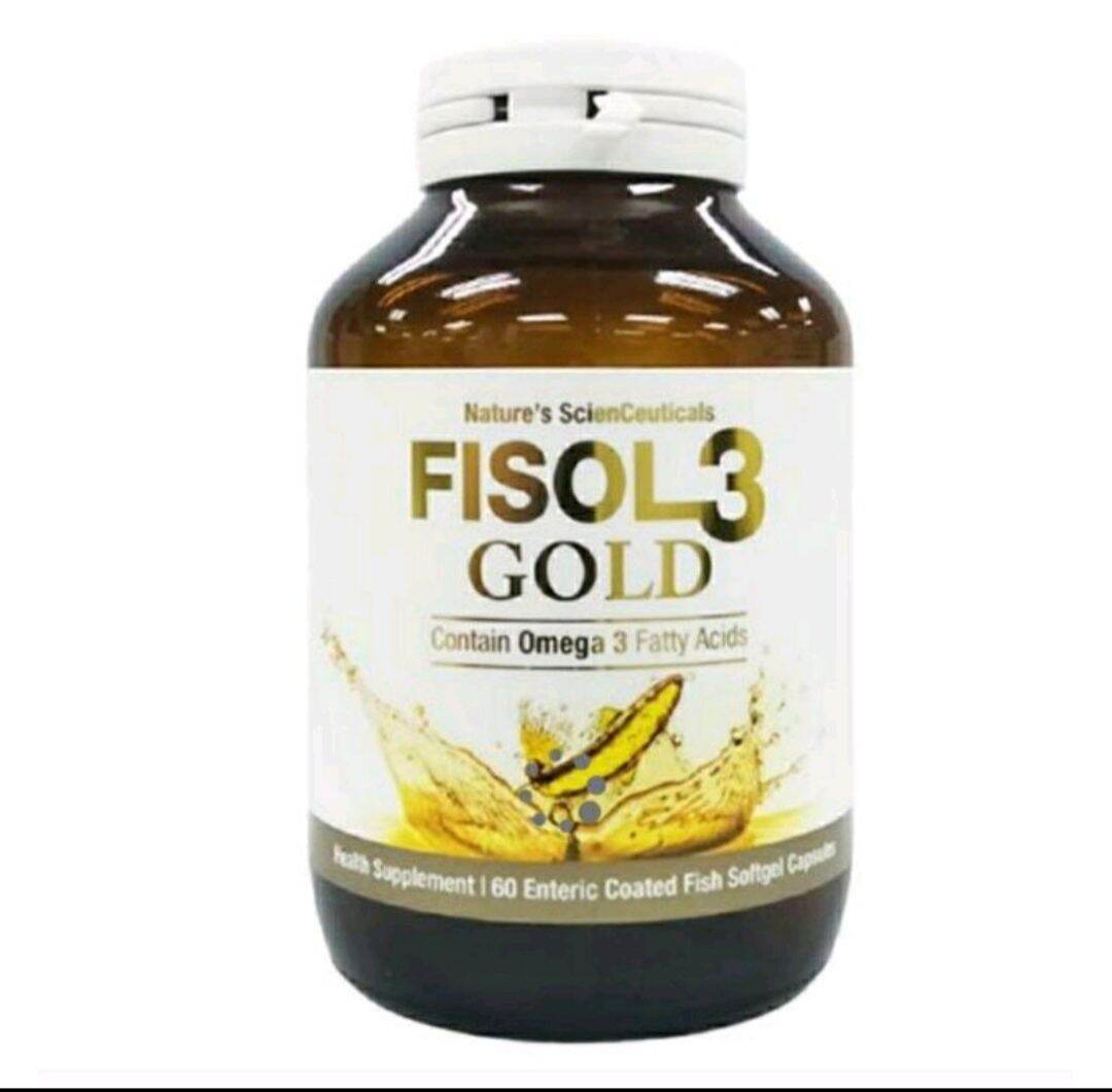 FISOL 3 GOLD (Contain: Omega 3 Fatty Acids) 60 Capsule Fish oil | Lazada