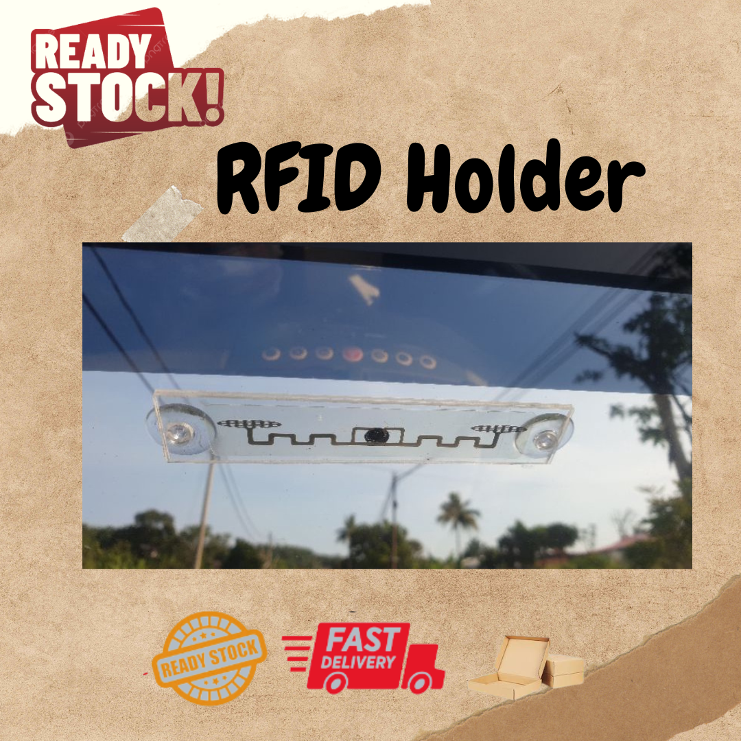 🔥MY RFID Holder🔥RFID Touch n Go TNG RFID Tag Sticker Smart Tag For Car ...