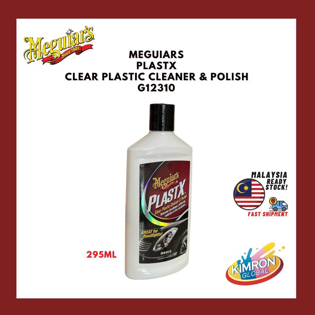 Meguiar's G12310 PlastX Clear Plastic Cleaner & Polish - 295ml | Lazada