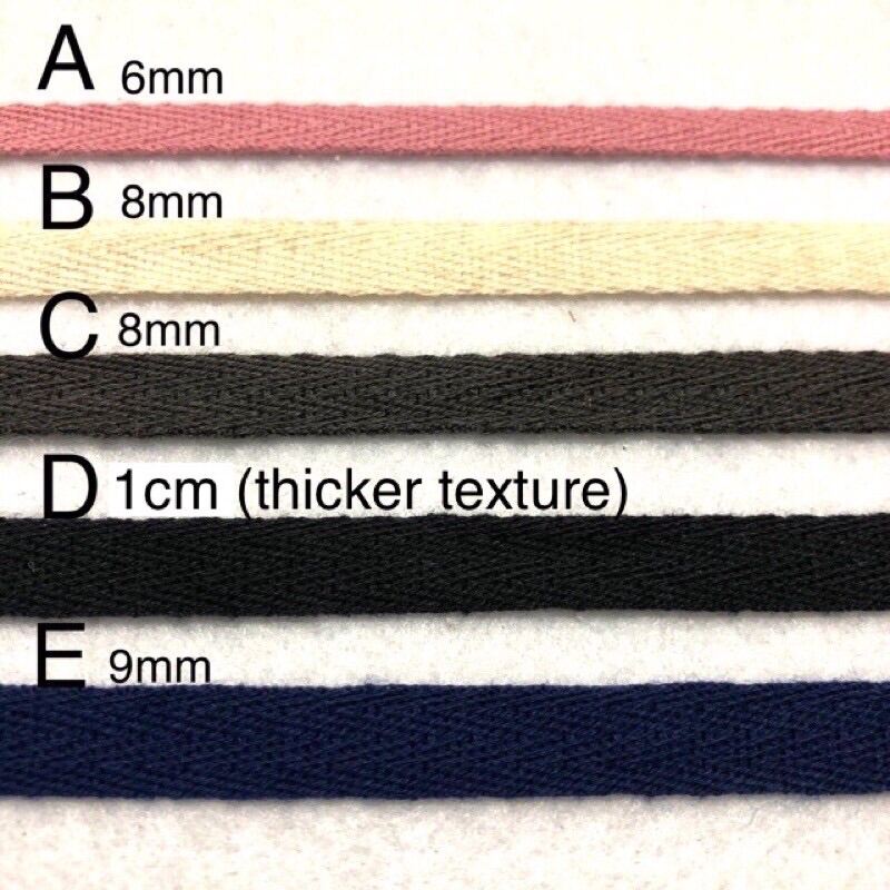 Pure cotton soft strap/ tape/ band/ string/ webbing | Lazada
