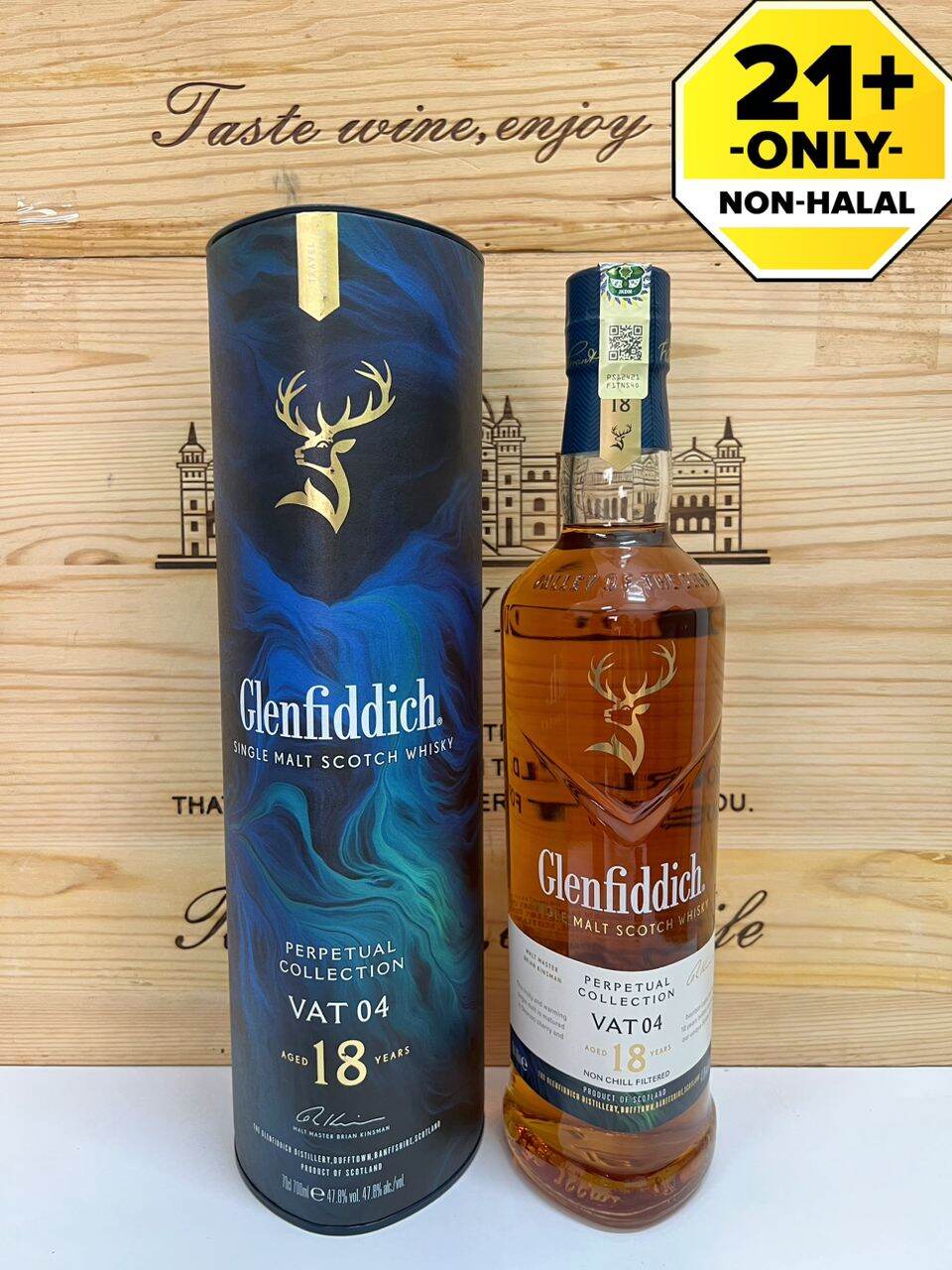 Glenfiddich 18y Single Malt Whisky 700ml 💯 Original Ready Stock | Lazada