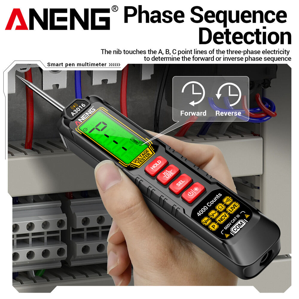 Car Repair Pen Multimeter Phase Sequence Electronic Component Detect ...