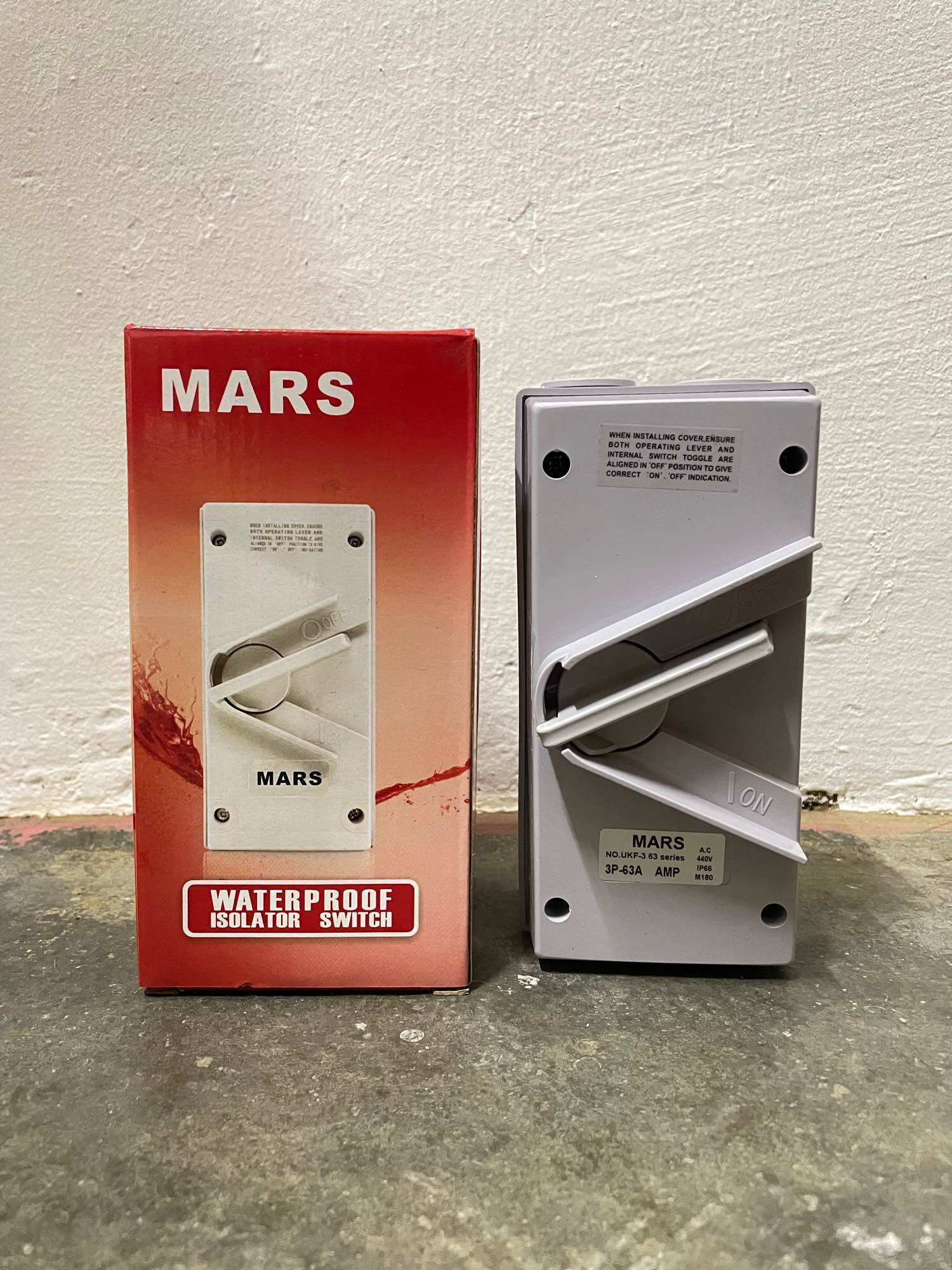Mars Waterproof Isolator Switch 3 Pole 20A / 3 Pole 63A | Lazada