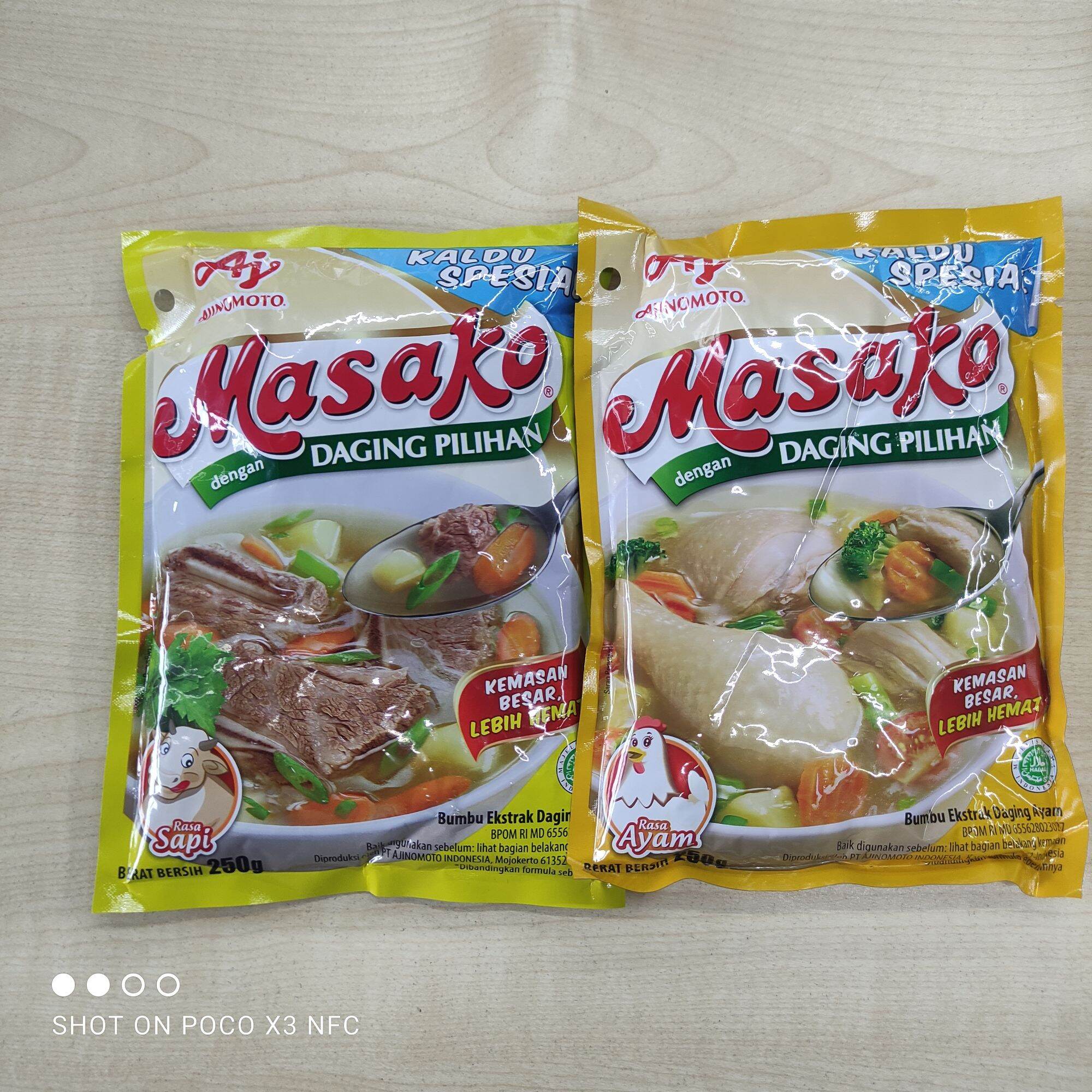 Masako Dengan Daging pilihan Sapi / Ayam 220g | Lazada