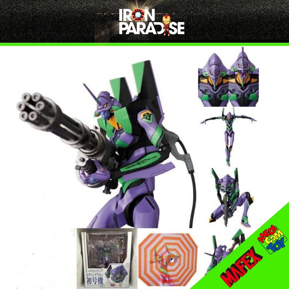 Mafex 080 EVA EVANGELION TEST TYPE EVA-01 Action Figures Model Toys ...