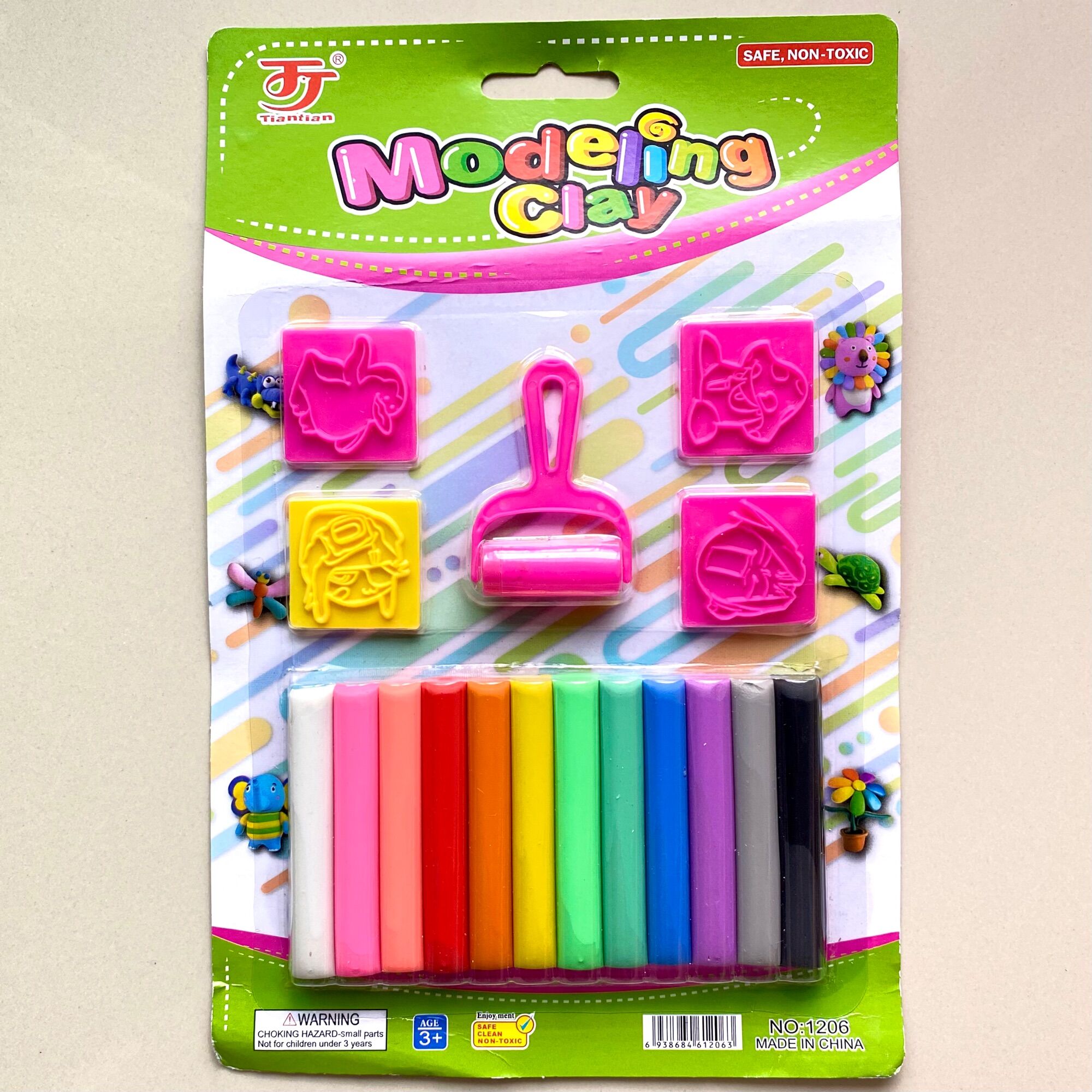 Modelling Clay 12 colors set. Play dough Plastersin set | Lazada