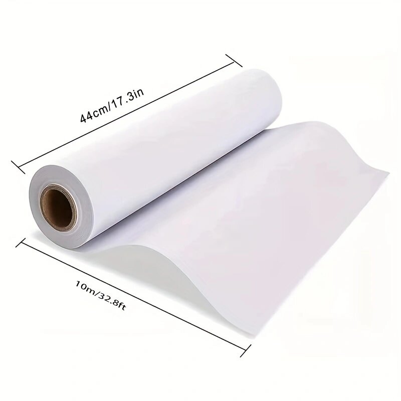 White Drawing Paper Roll 10m Art Paper Roll 44CM X 10M Painting ...