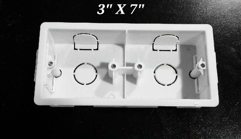 PVC 3" X 3" / 3" X 7" PARTITION BOX NUT BOX FOR SWITCHES & SOCKET | Lazada
