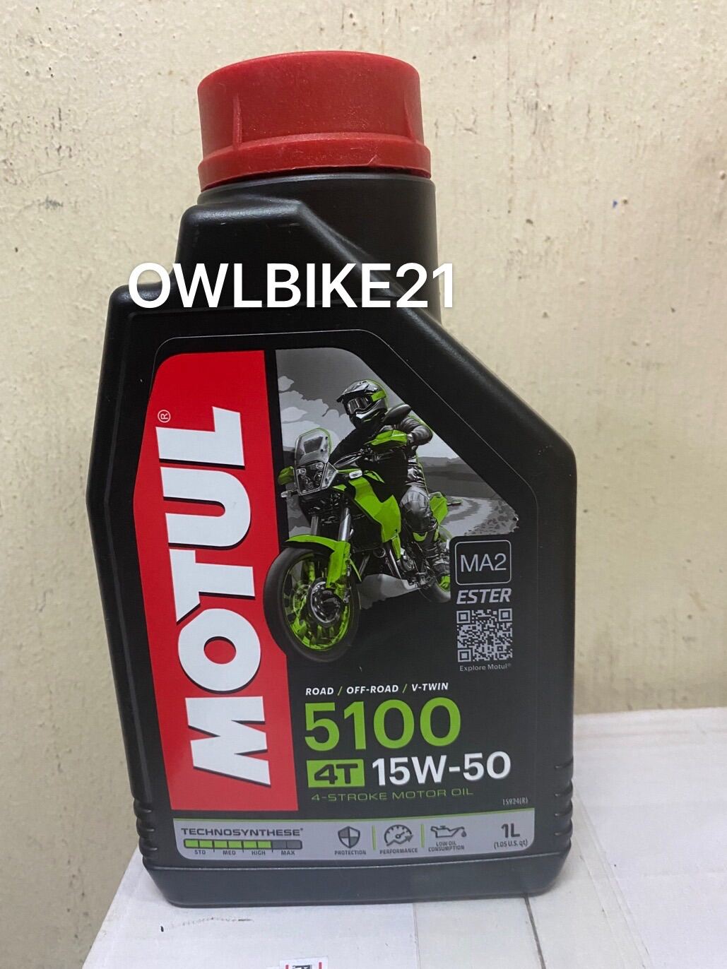 Motul 4T 5100 15W-50 1L 100% original | Lazada