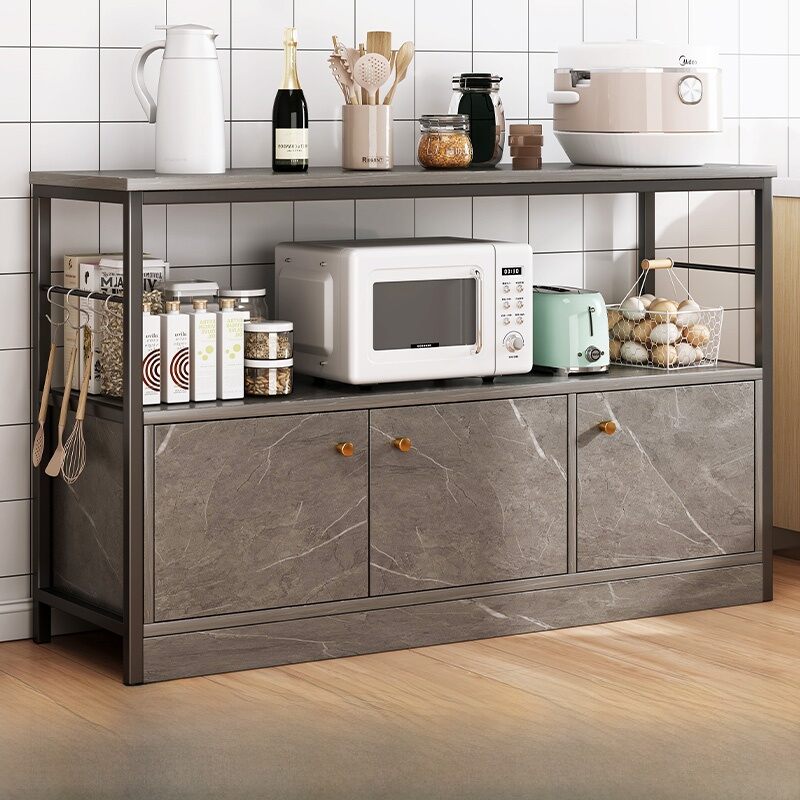 Kitchen Multi-layer Stand Rack Microwave Storage Organizer Wood ...