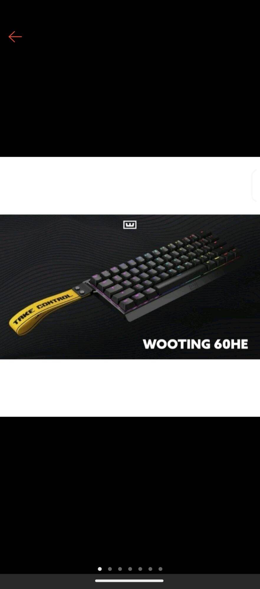 Wooting 60HE - 60% layout housing Lekker switch | Lazada