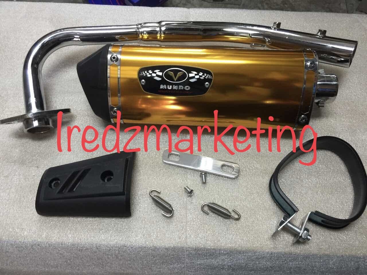 Ekzos open yamaha EGO racing muffler (gold) | Lazada