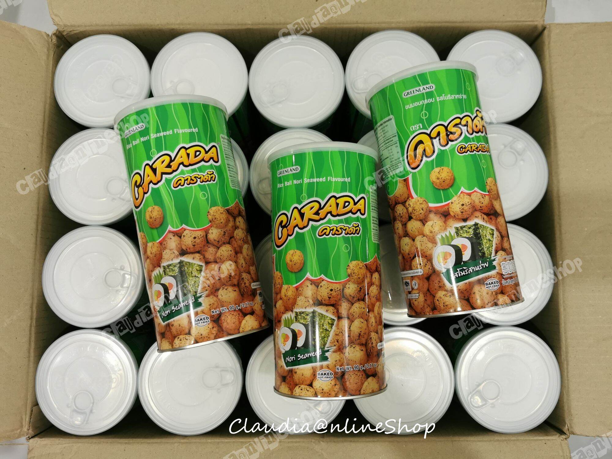 Thailand Snacks (HALAL) Carada Nori Seaweed Rice Ball (90g) | Lazada