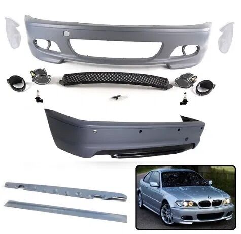 BMW E46 4 Doors Sedan M sport performance bodykit body kit front side ...