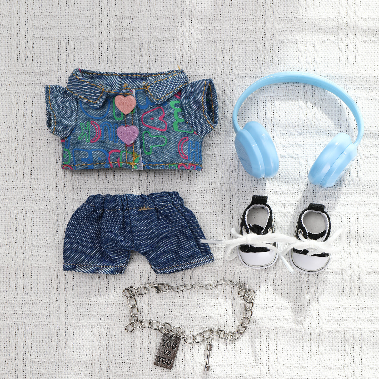 Labubu Doll Clothes Set Cool Cowboy Outfit Replacement Clothes for ...