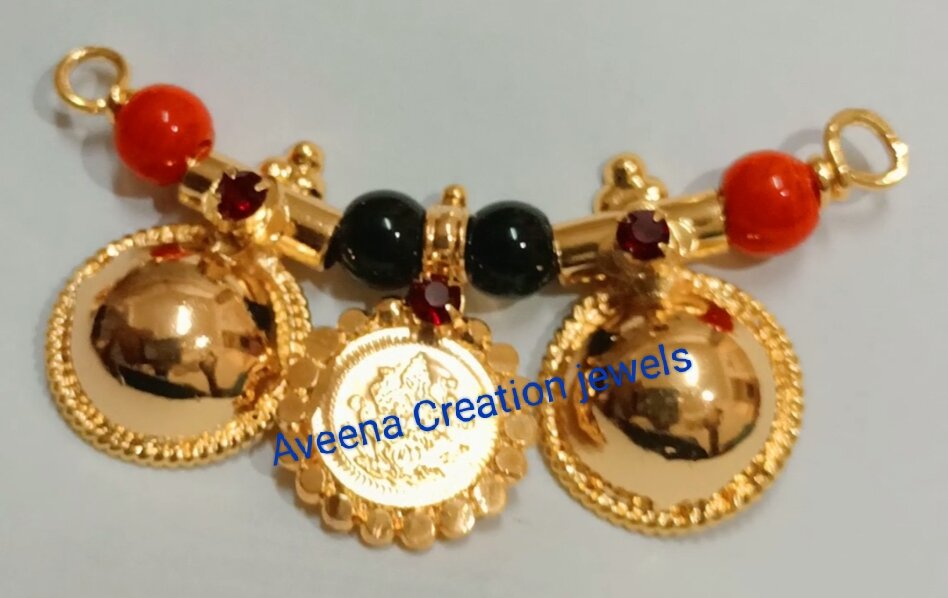 SALe Gold plated Pottu Thali set. can use for own self or Sami ...