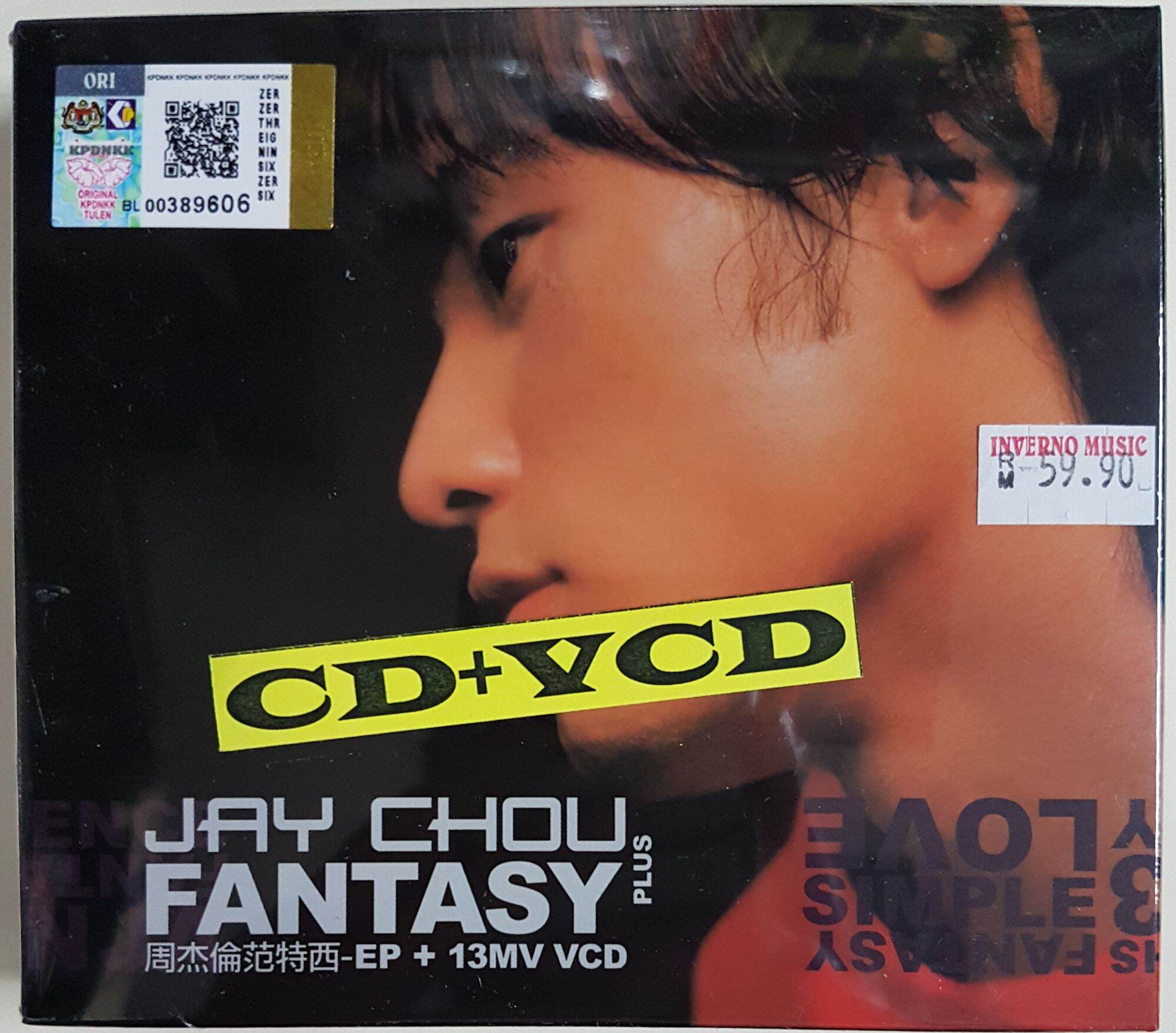 周杰伦 Jay Chou - 范特西 EP (CD+VCD) | Lazada