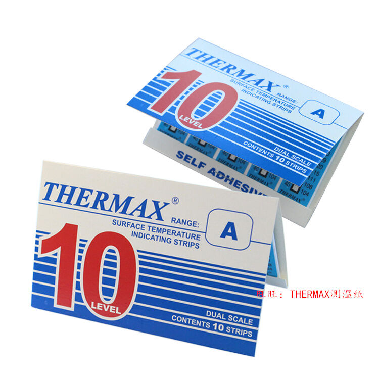 Batch UK Thermax Thermal Sensitive Temperature Stickers Temperature ...