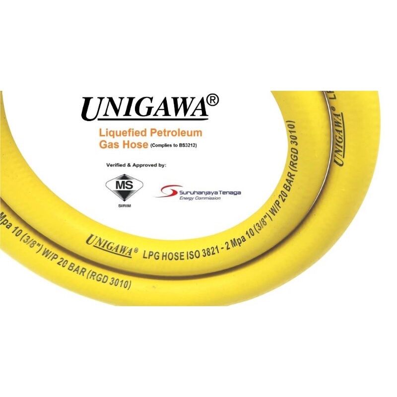 Vinciflex or SAFETY LPG GAS HOSE BS-3212/UNIGAWA HIGH QUALITY GAS HOSE ...