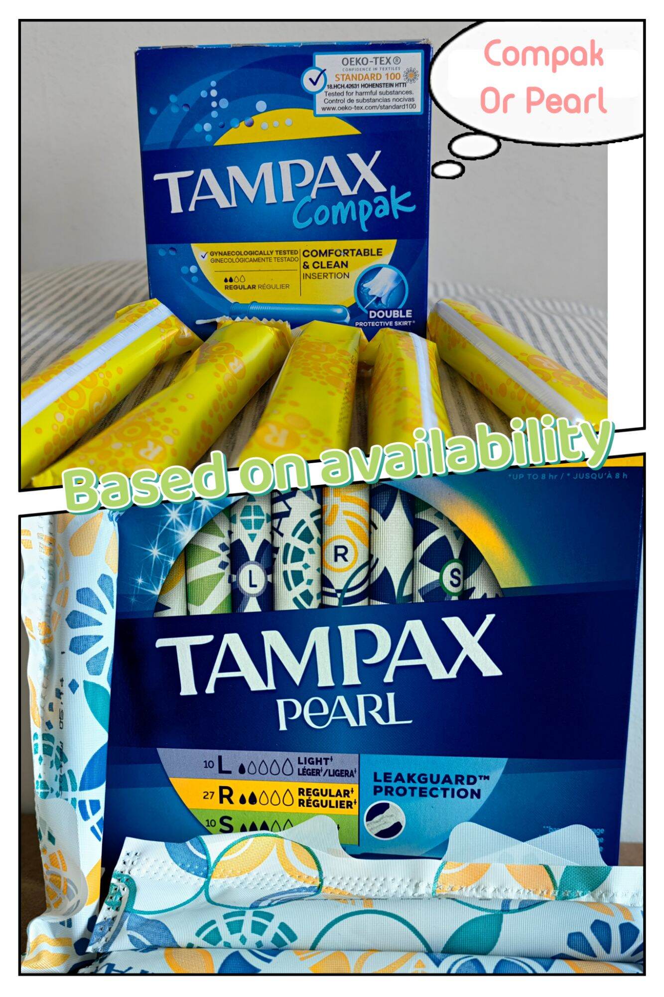 现货KL Ready stock🇲🇾 (Trial/ Repack) Tampax Pearl Tampon with applicator ...
