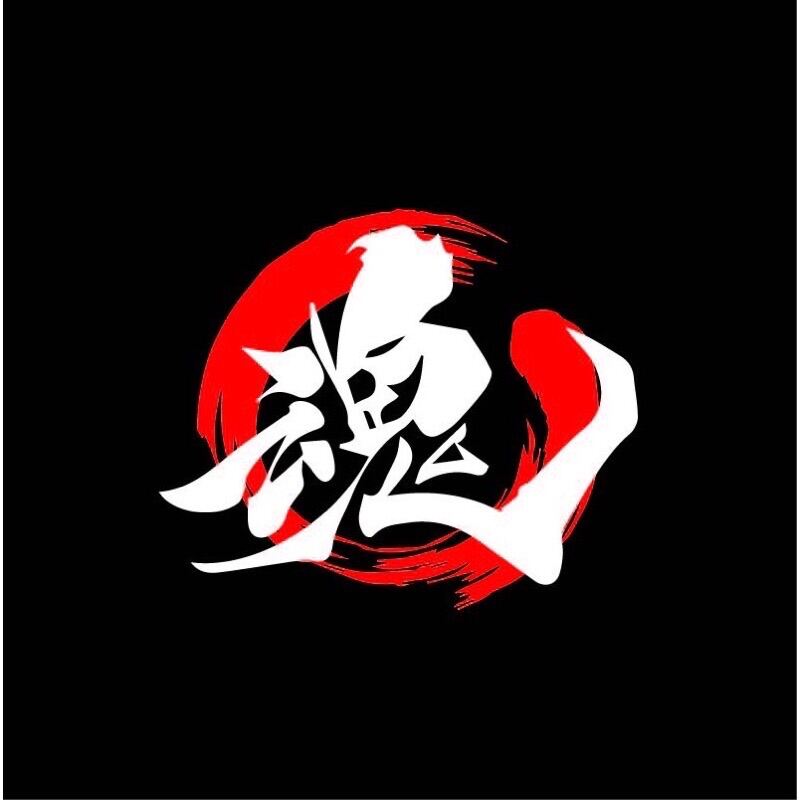 [Ready Stock]K388# 魂 Ghost JDM Japan Racing Logo Vinyl Decal Stickers ...