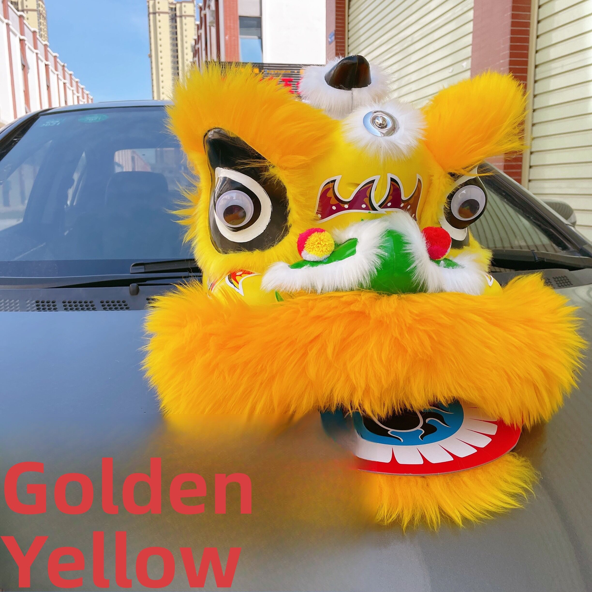 9-Inch Lion Dance Head Full Set Children's Performance Props Waking ...